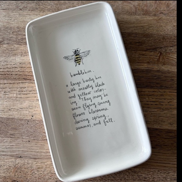 Rae Dunn | Dining | Rae Dunn Bumblebee Print Tray Beautiful Gift ...